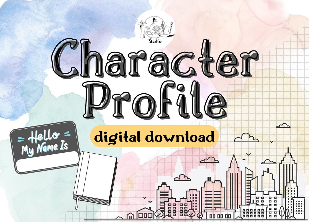 POP Character Profile! - DIGITAL DOWNLOAD - - Etsy