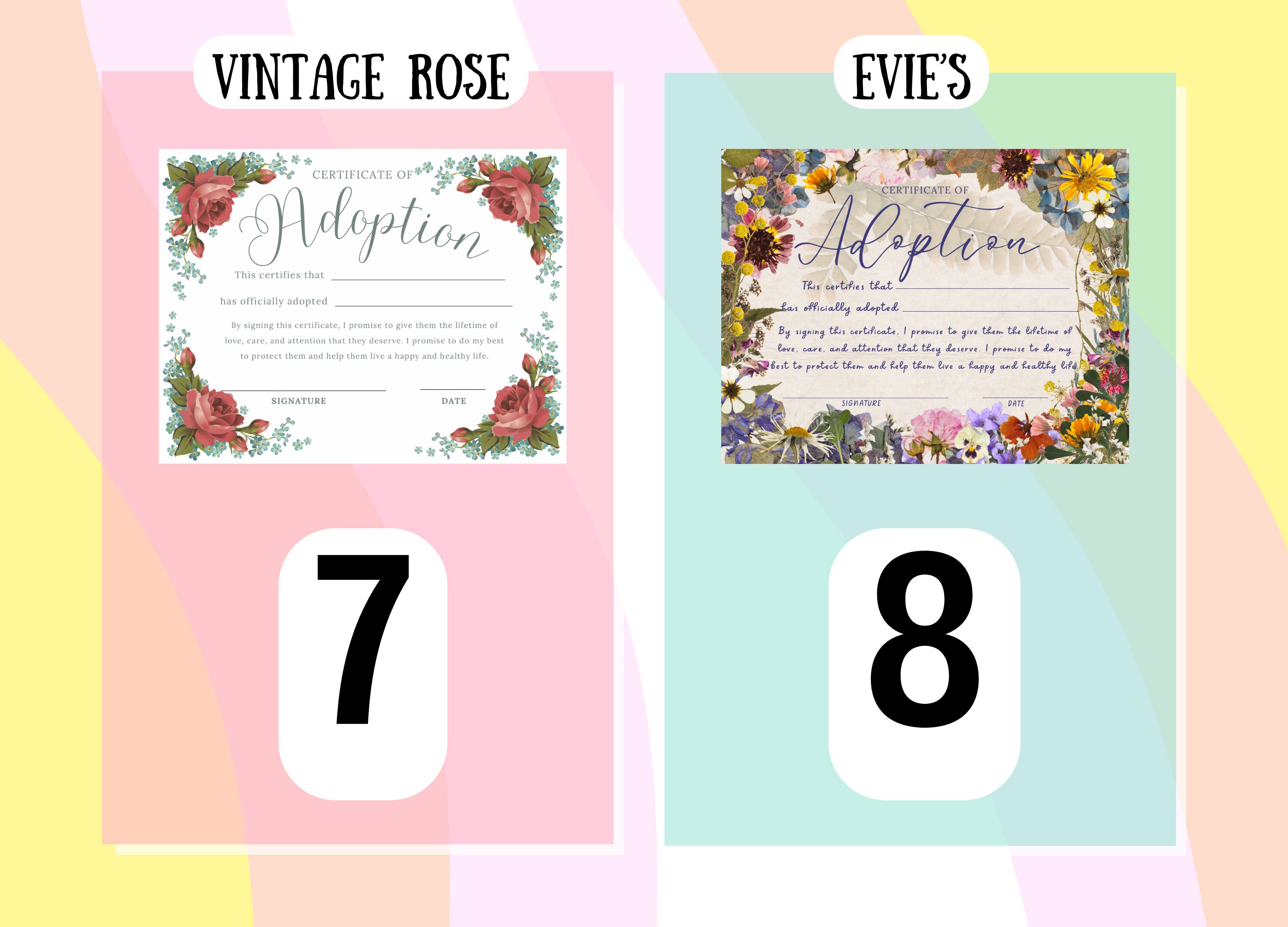 CUSTOM Certificates - Made to Order - - Etsy