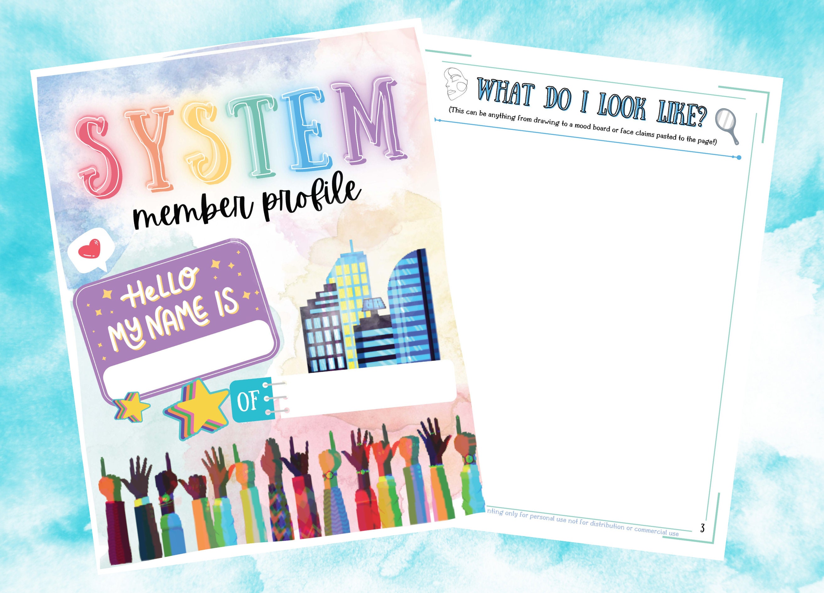 Basic System Member Profile BUNDLE - DIGITAL DOWNLOAD - - Etsy
