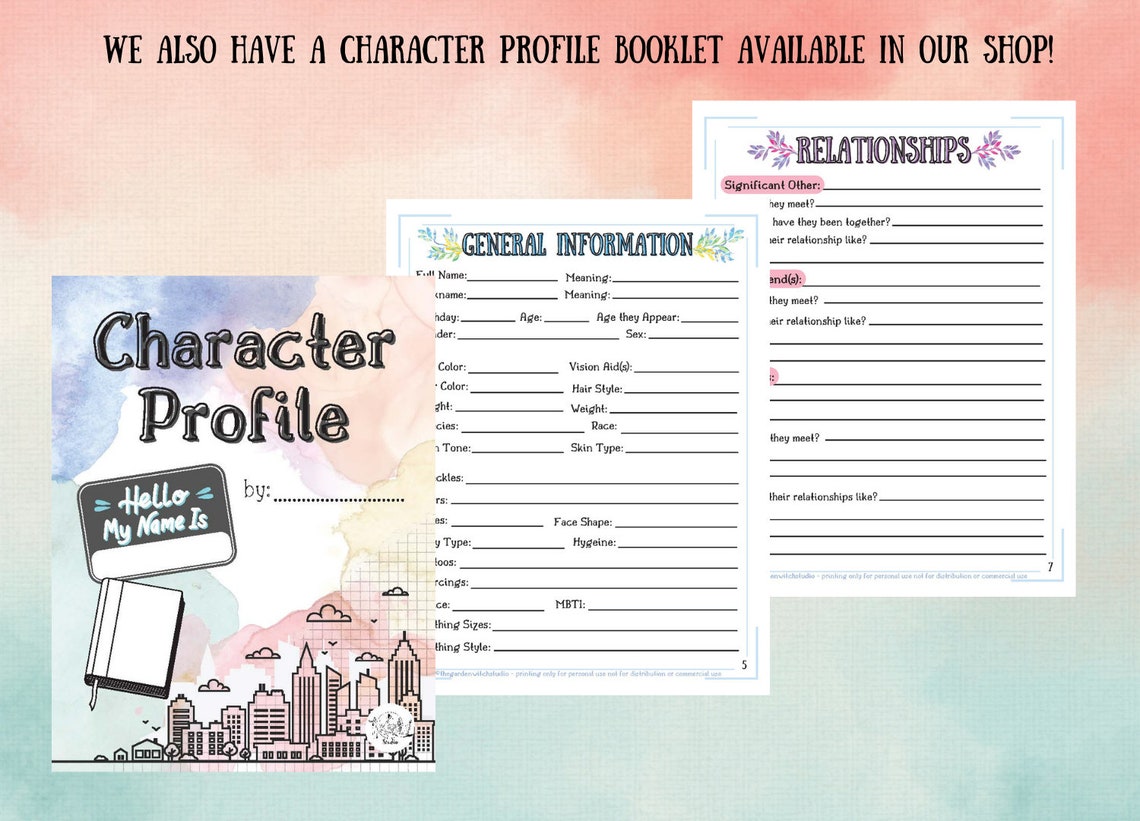 DIGITAL DOWNLOAD - Character Skills & Traits Dictionary - Etsy