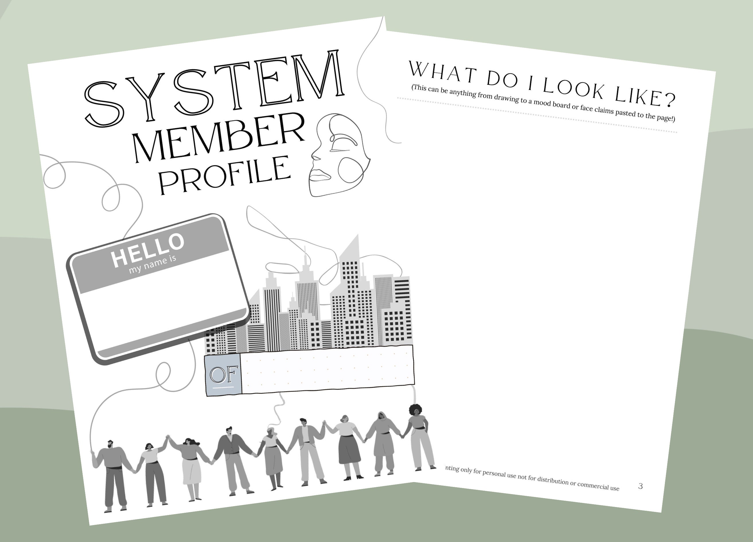 Basic System Member Profile BUNDLE - DIGITAL DOWNLOAD - - Etsy