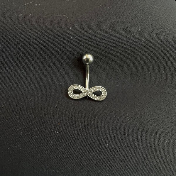 Infinity Belly Ring - Etsy