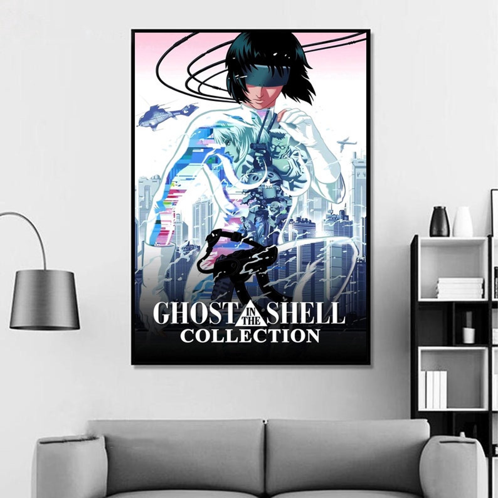 Ghost In The Shell Anime Movie Poster Canvas Art Wall Home | Etsy