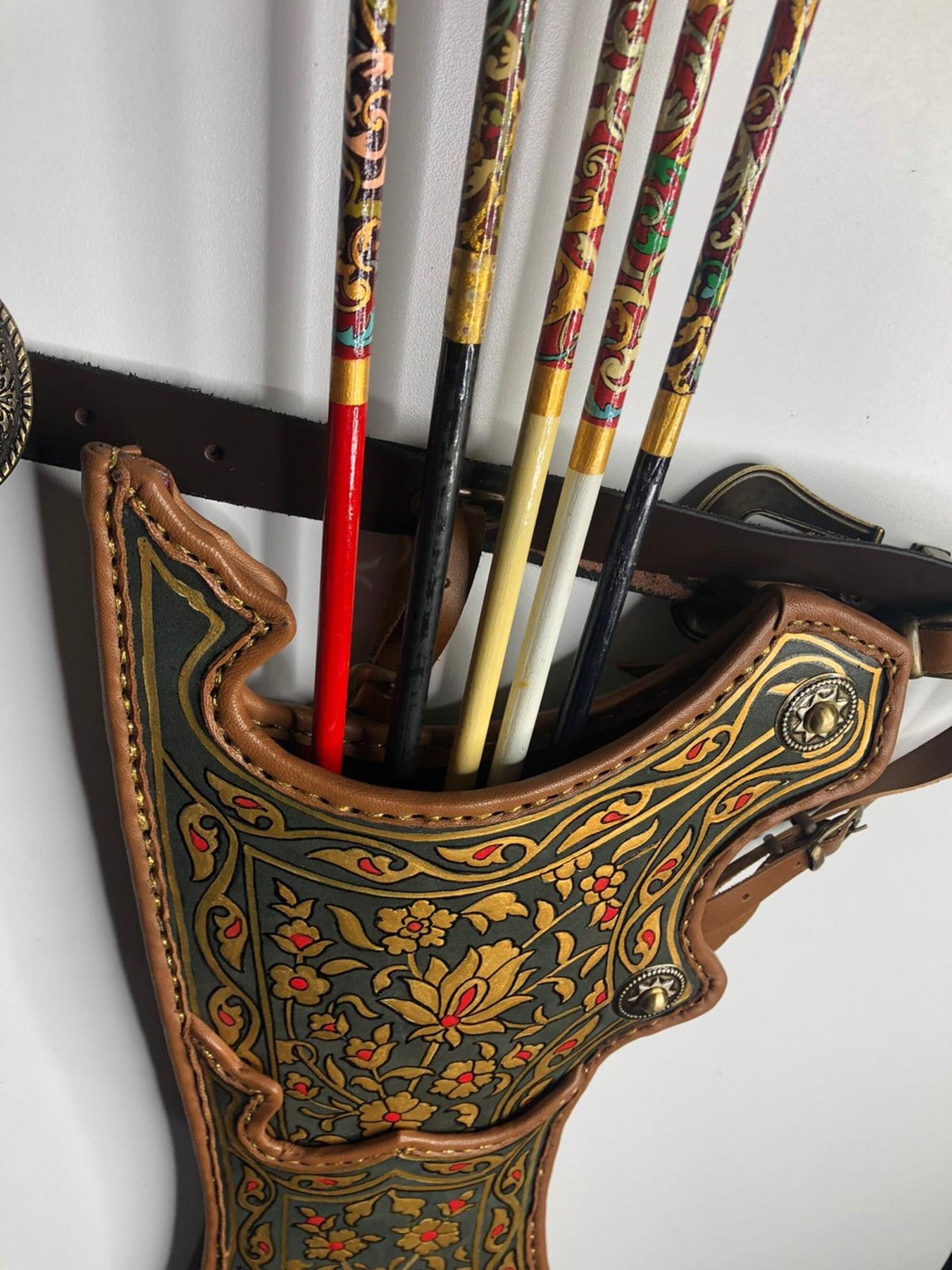 Quiver-archery Quiver-traditional Ottoman Design Quiver-real - Etsy