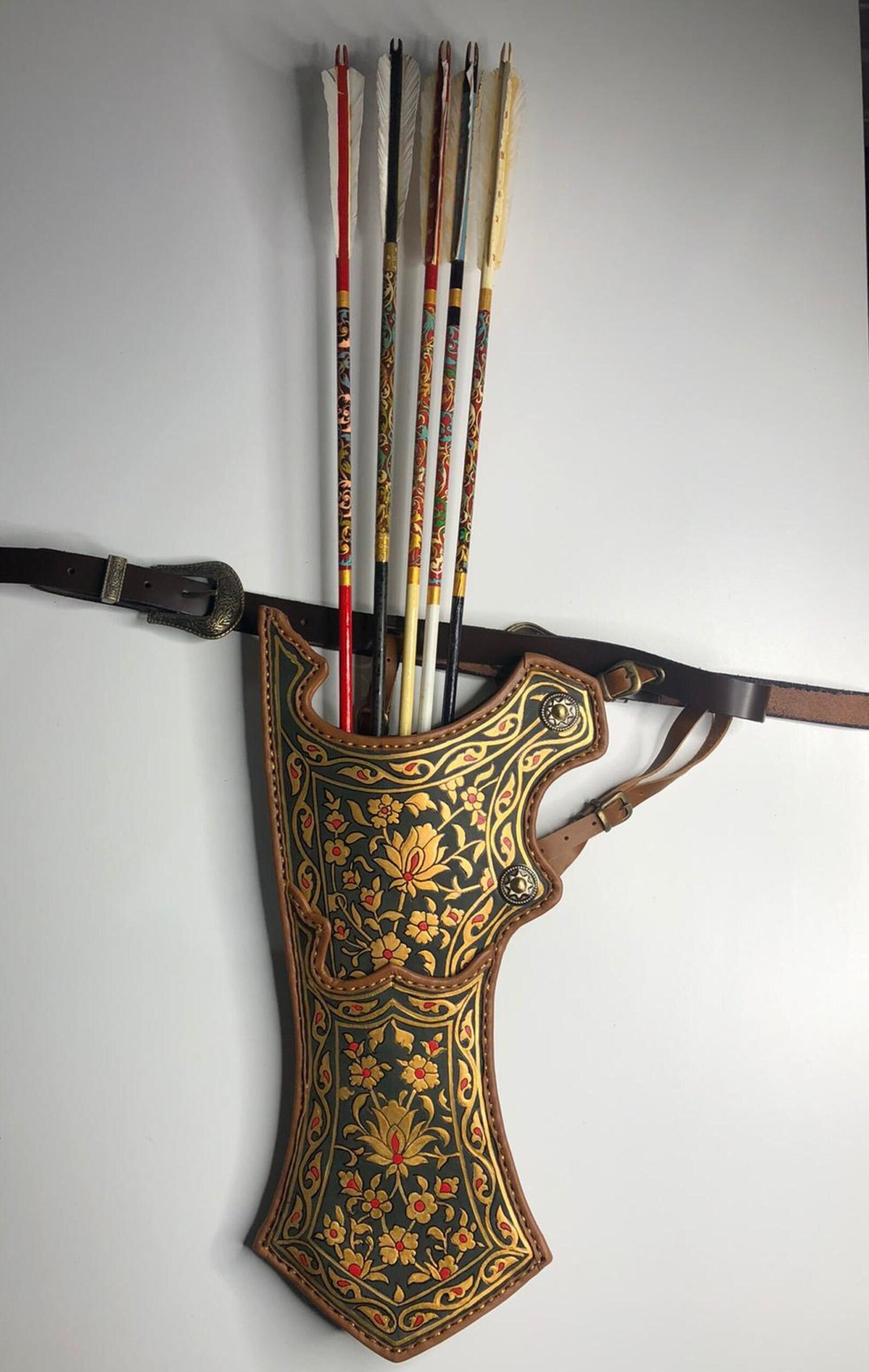 Quiver-archery Quiver-traditional Ottoman Design Quiver-real - Etsy