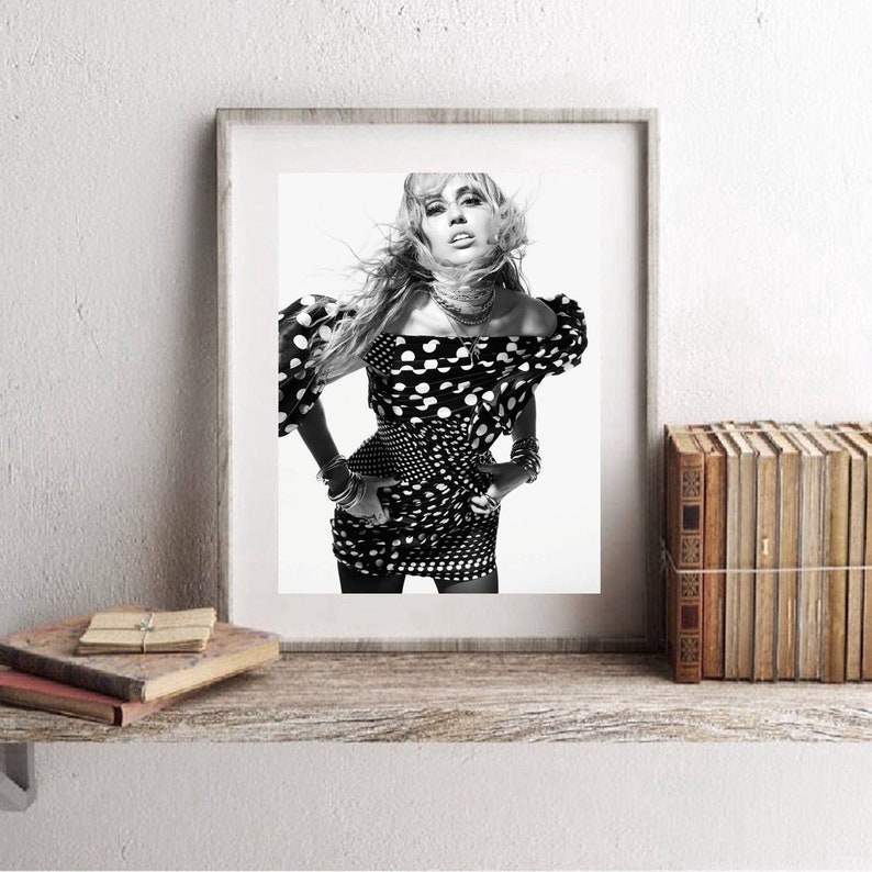Miley Cyrus Music Singer Poster Canvas Painting Wall Art Poster Home ...