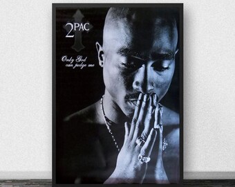 Tupac Shakur 2pac Music Poster Canvas Wall Art Picture for Living Room ...