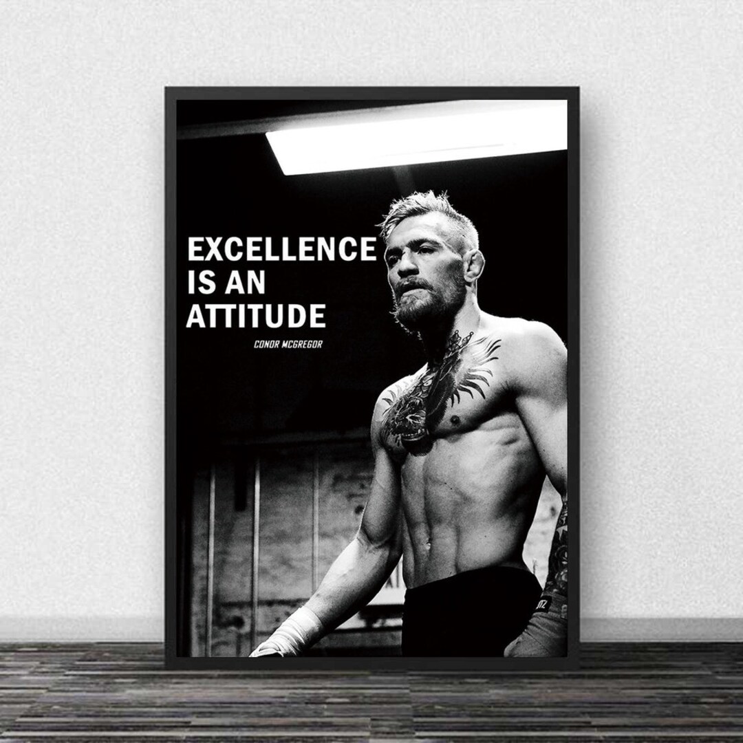 Conor Mcgregor Boxing Super Star Poster Canvas Painting Wall Art for ...