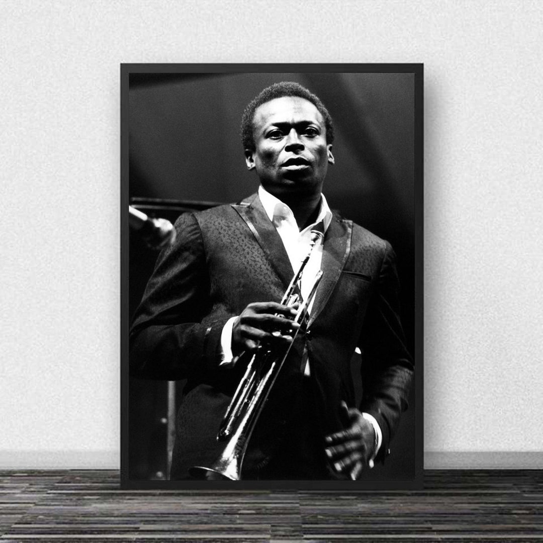 Miles Davis Poster Jazz Music Poster Canvas Painting Wall Art for ...
