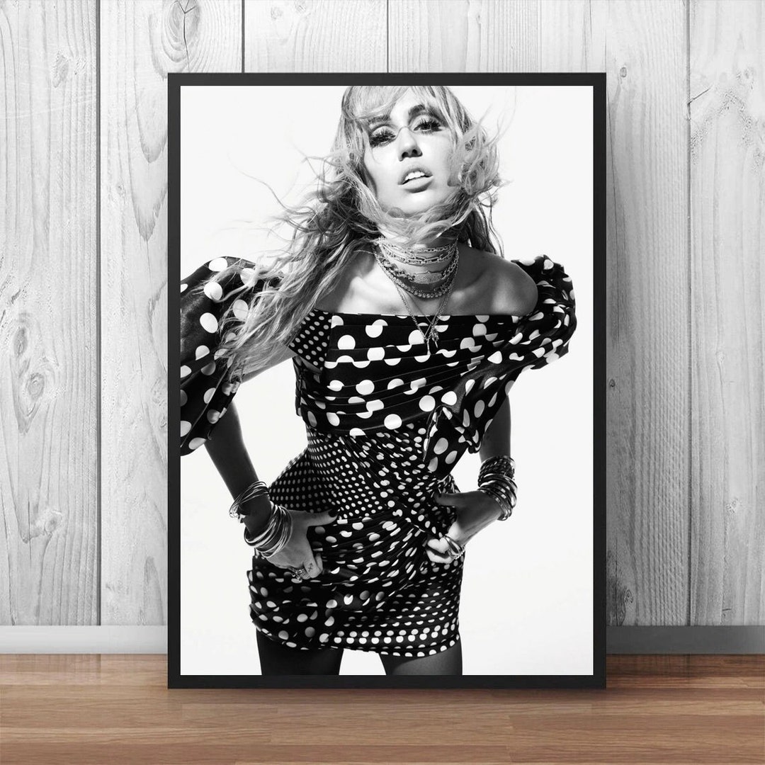 Miley Cyrus Music Singer Poster Canvas Painting Wall Art Poster Home ...