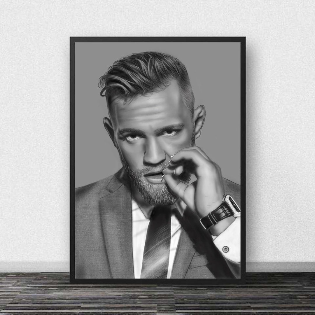 Conor Mcgregor Boxing Super Star Poster Canvas Painting Wall Art for ...