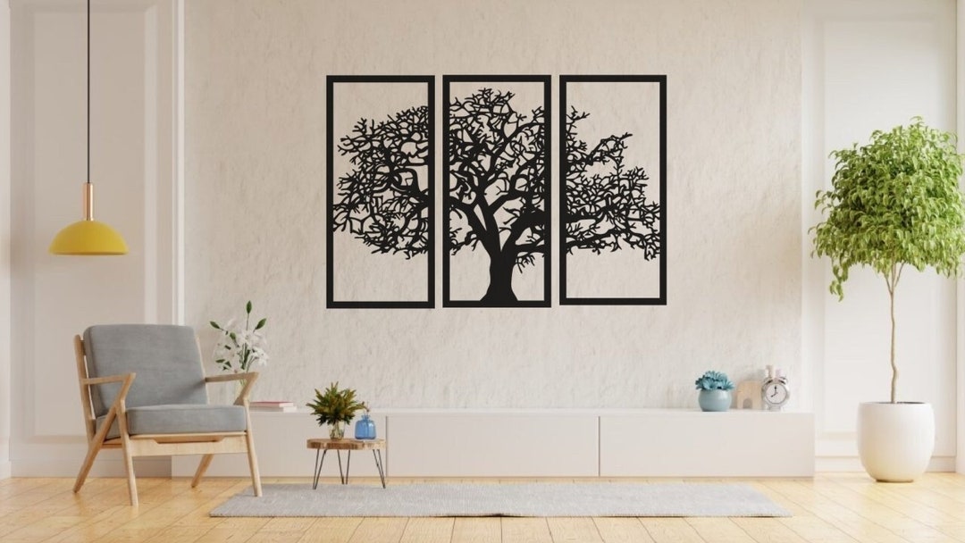 Tree Panel,svg,dxf,wall Decorative - Etsy