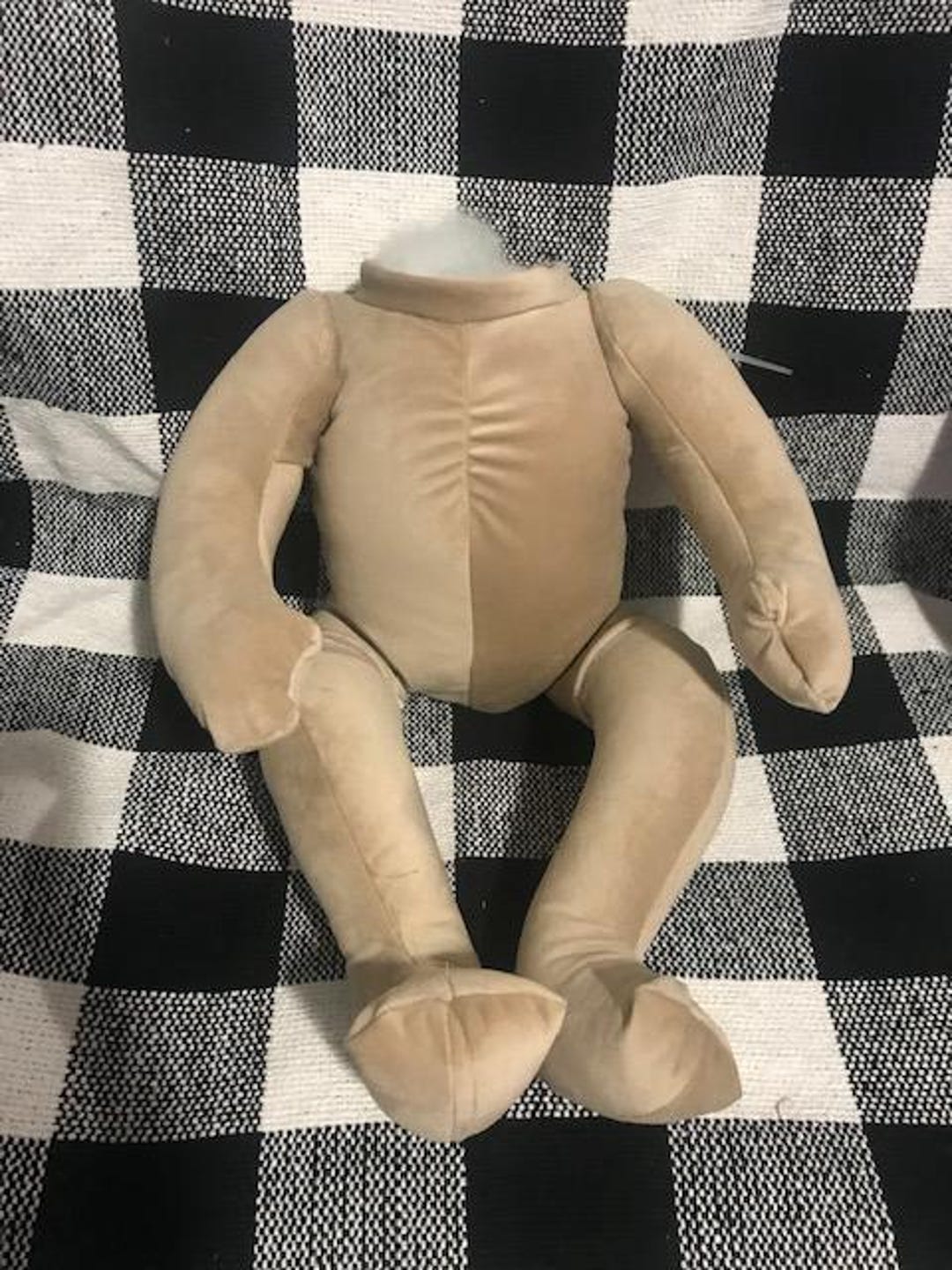 Ships Next Day DELUXE VELOUR Reborn Cuddle Baby Doll Cloth Body Newborn ...