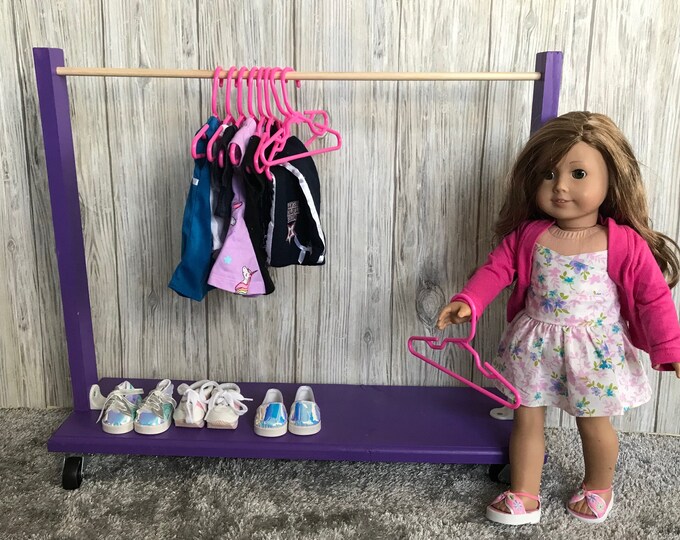 Wardrobe Rack With Shoe Storage or Display Counter for Any 18-inch ...