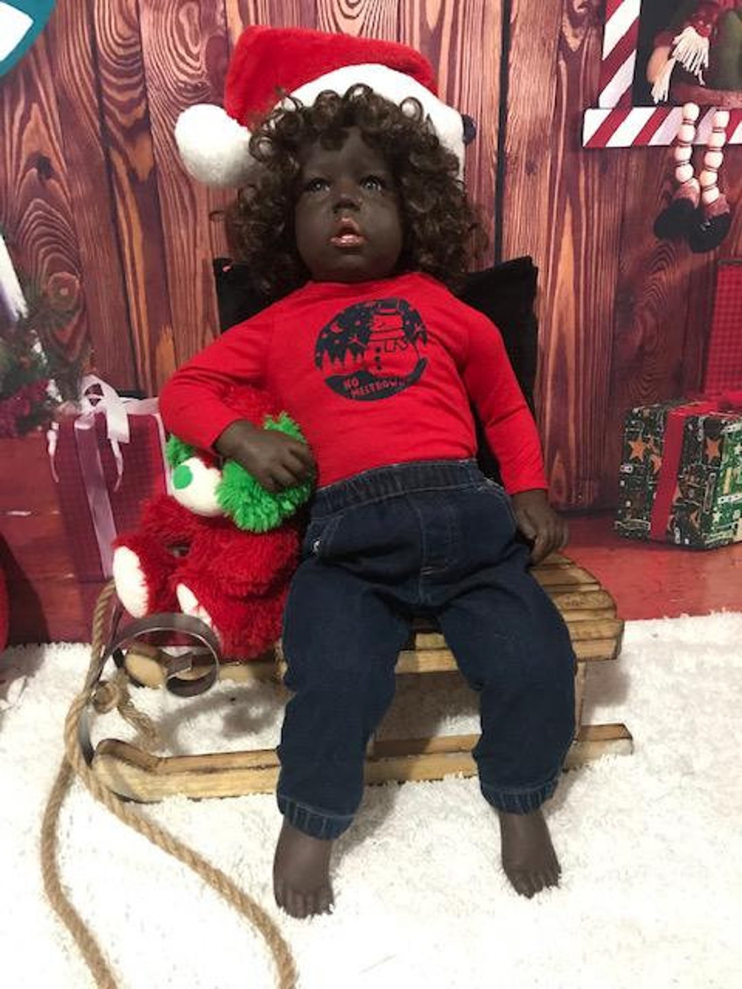 28 Liam by Bonnie Brown AAA Biracial Ethic Very Dark Skin Toddler Child ...