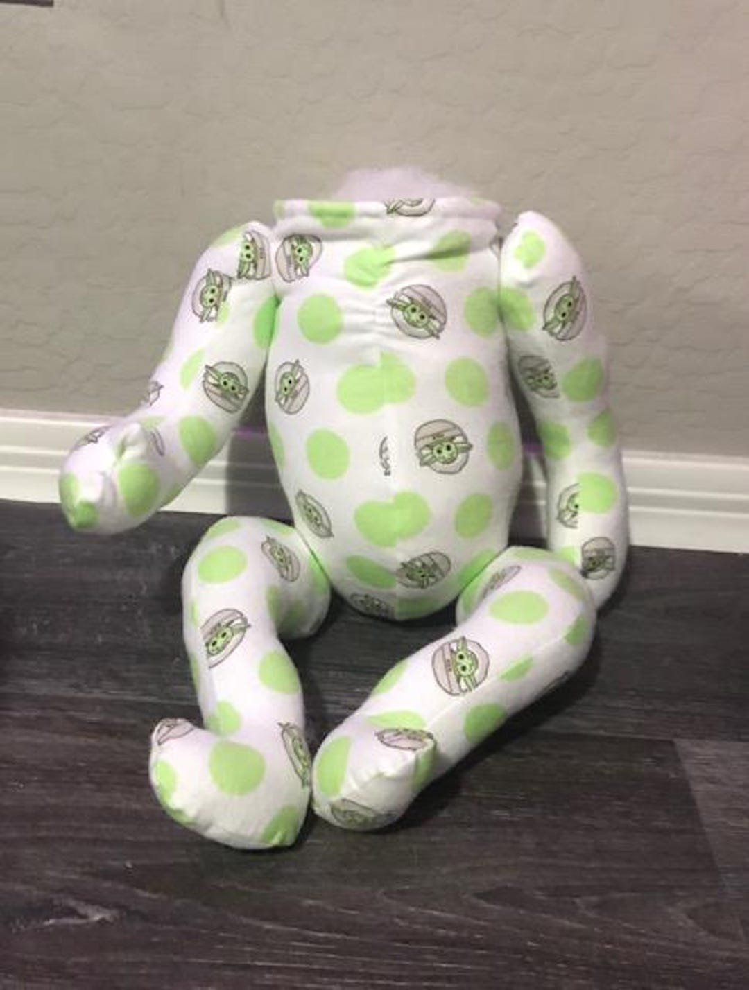 Ships Next Day Reborn Cuddle Baby Body-yoda Grogu Print-boy Girl Doll ...