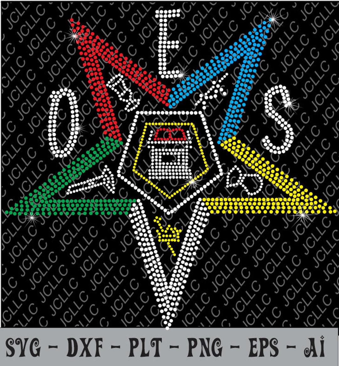 Rhinestone Template - OES Star 4 Layers - Etsy