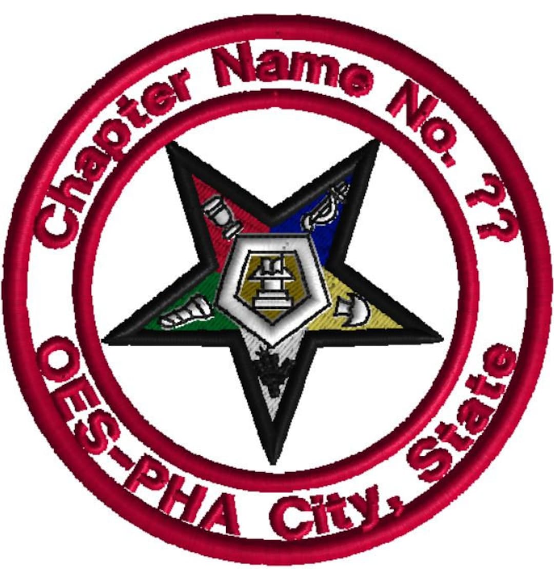 Embroidery Patch - OES Custom Circle - Etsy