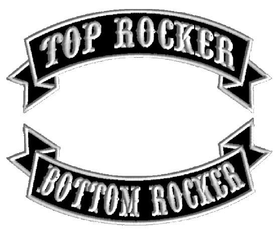 Custom Embroidery Biker Rockers Patch Sew On - Etsy