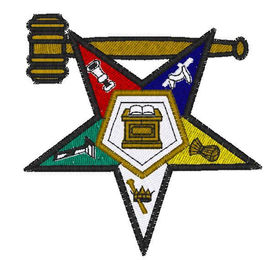 Embroidery Patch - OES Past Matron Star - Etsy