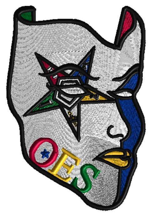 Embroidery - OES Mask Patch (2.65 (w) X 3.91 (h) - Etsy