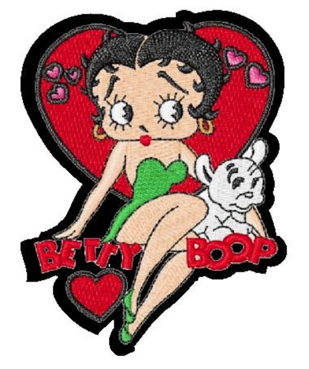Embroidery Patch -betty Boop Love - Etsy