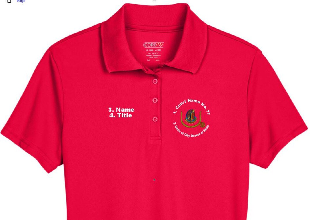 DOI (daughter of Isis) Core365 Polo - Etsy