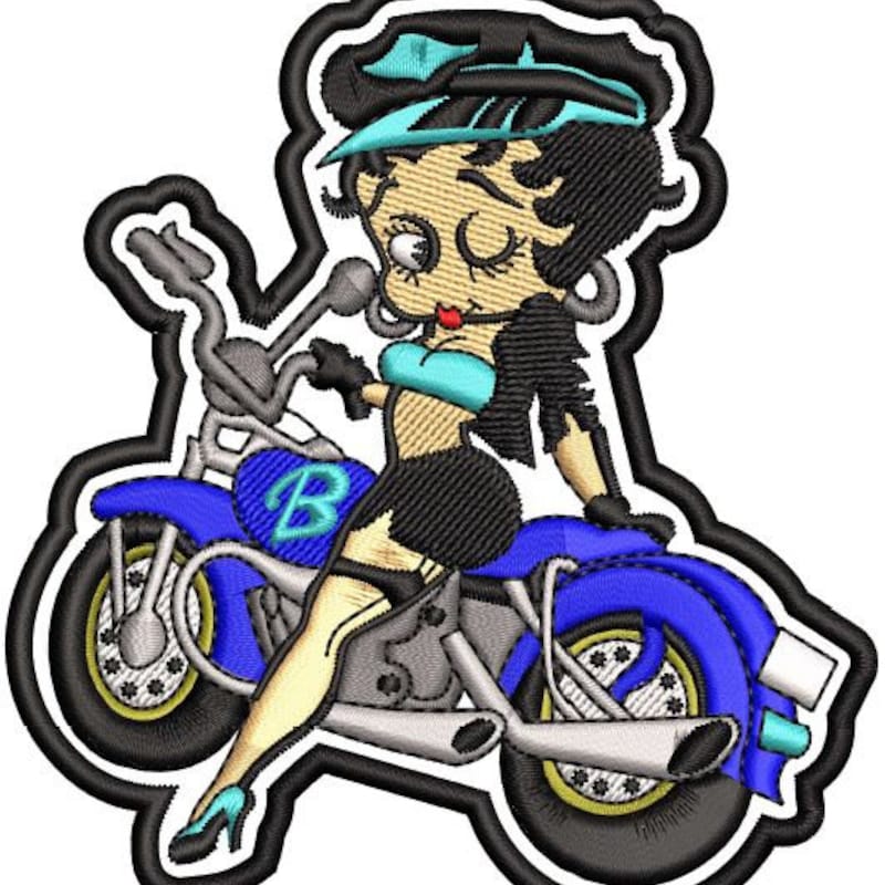 Betty Boop Biker - Etsy