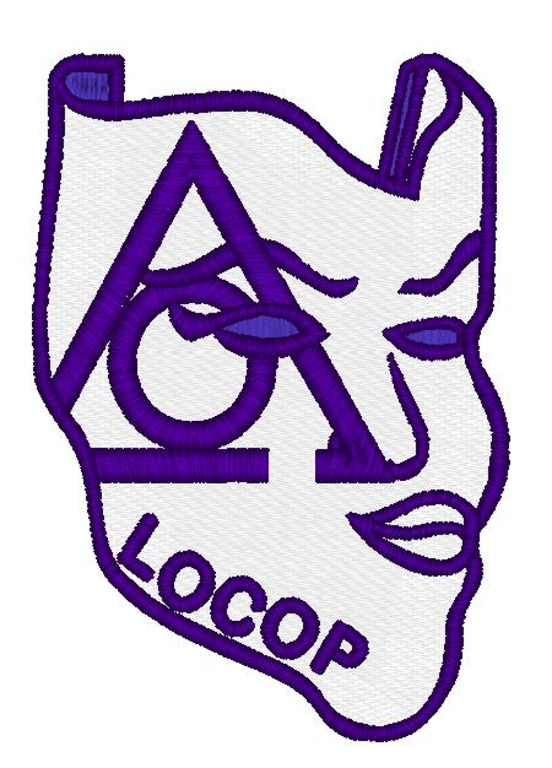 Embroidery Patch - Ladies of the Circle of Perfection (LOCOP) Mask - Etsy