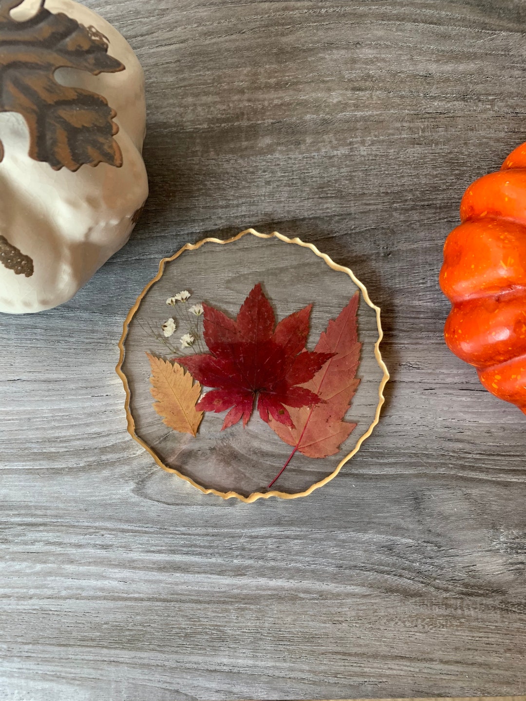 Fall Resin Coasters Resin Geode Coasters Fall Coasters - Etsy