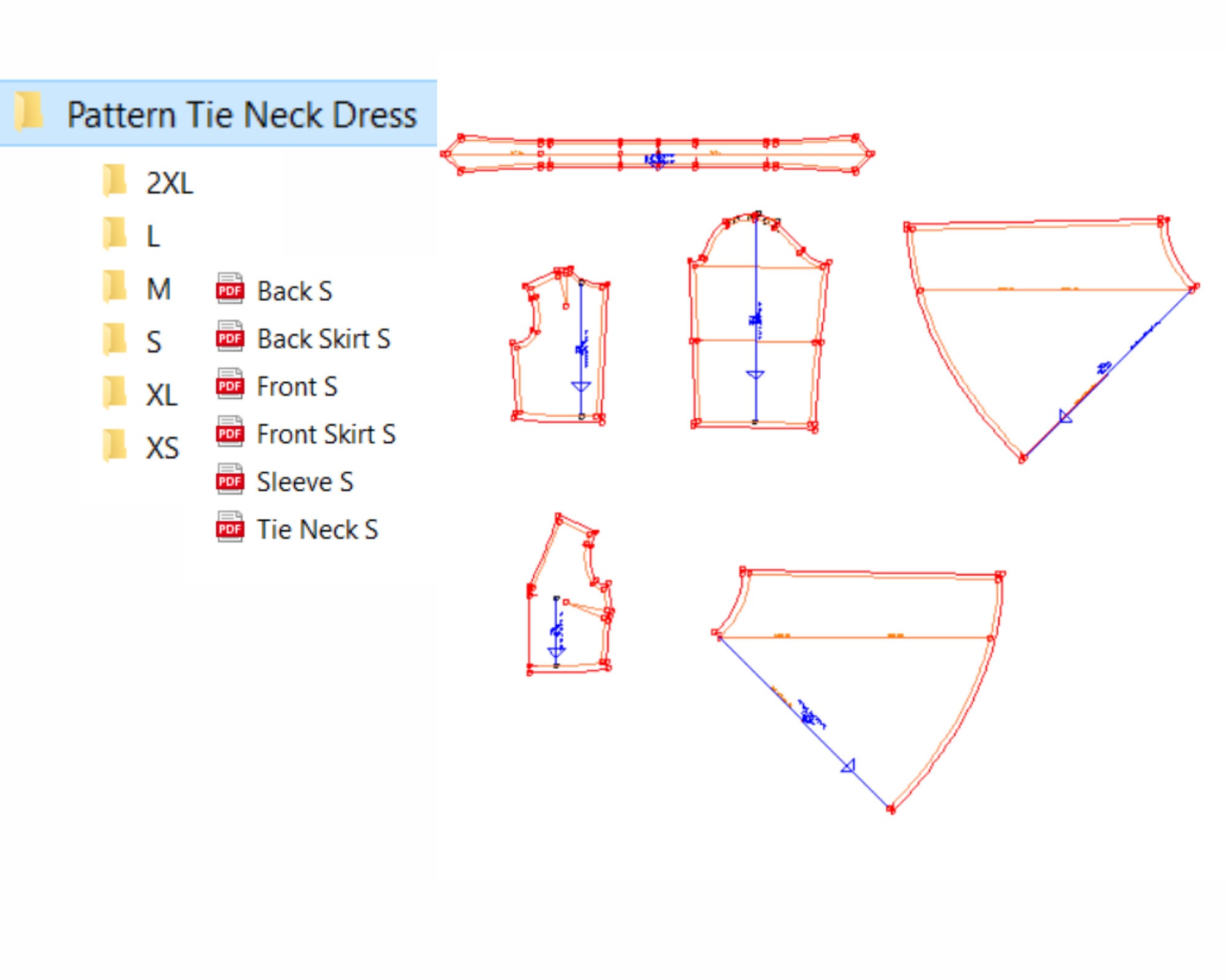 Evening Silk Dress Pattern Instant Download Feminine Dresses for Women ...