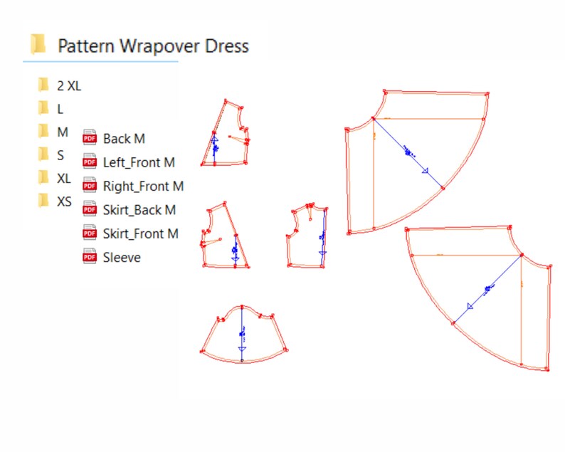 Sewing Silk Dress Pattern PDF Fancy for Women Evening With Semi ...