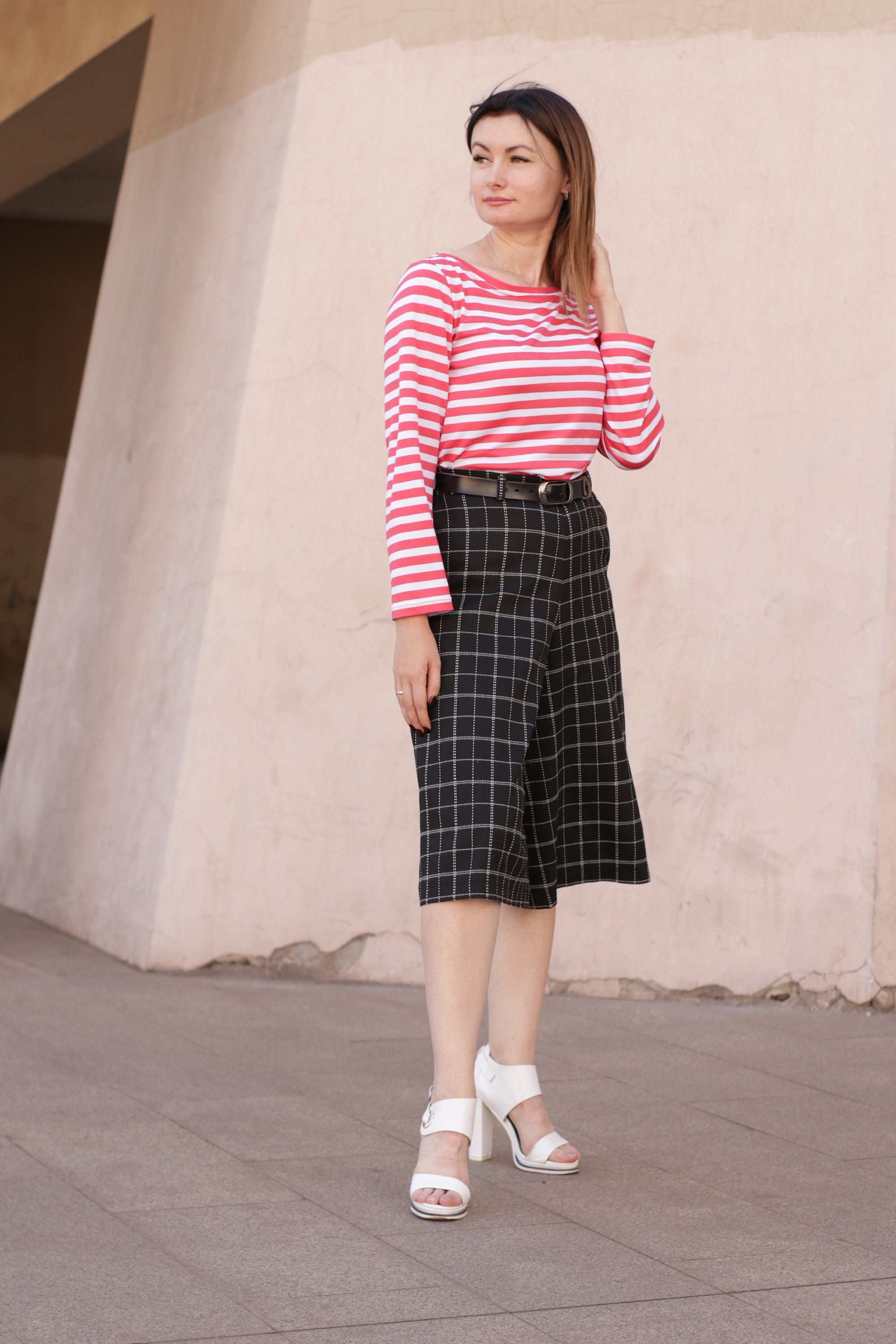 Long Sleeve Sewing Pattern Pdf Top Longsleeve Digital Shirt for Women ...