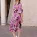 Sewing Silk Dress Pattern PDF Fancy for Women Evening With Semi ...