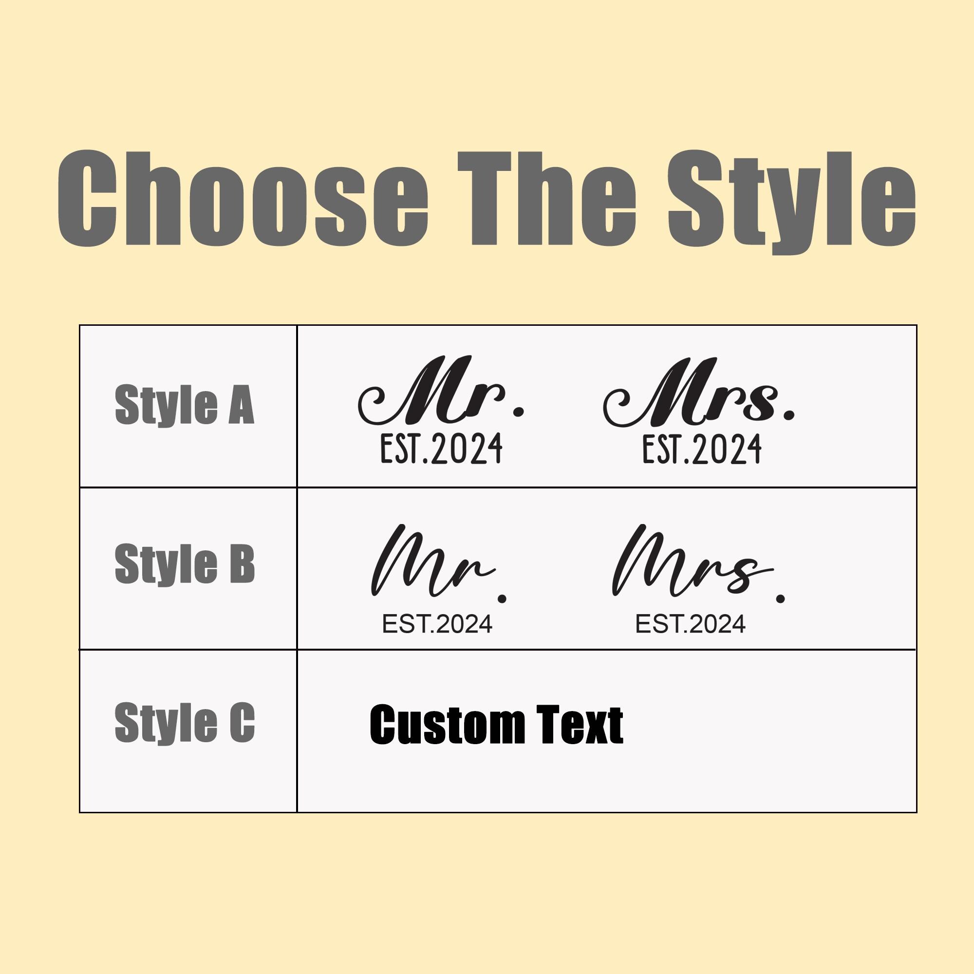Personalized Mr. and Mrs. Embroidered Hat | Custom Couple Caps ...