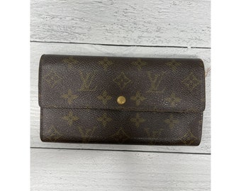 Pink Louis Vuitton Wallet Sarah Wallet NM Rose Ballerine Gold Tone ...