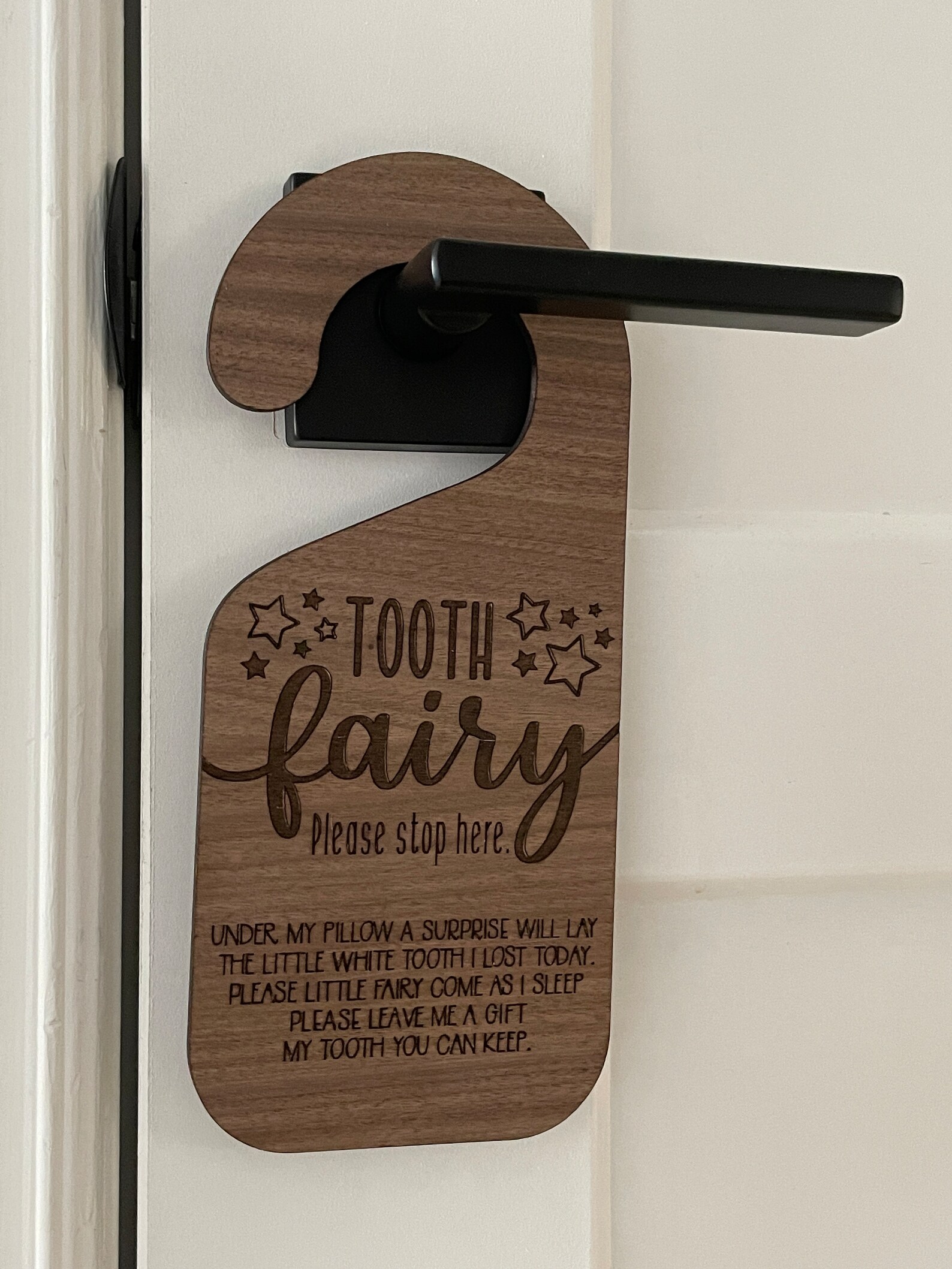 Tooth Fairy Door Hanger, Kids Tooth, SVG, Digital File, Laser Cut ...