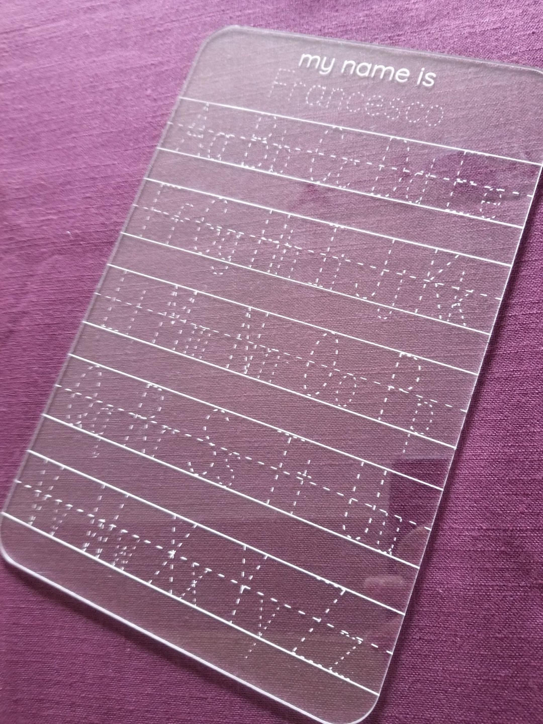 Digital - Laser Cut File - SVG - Acrylic Letter, Numbers, Shapes ...