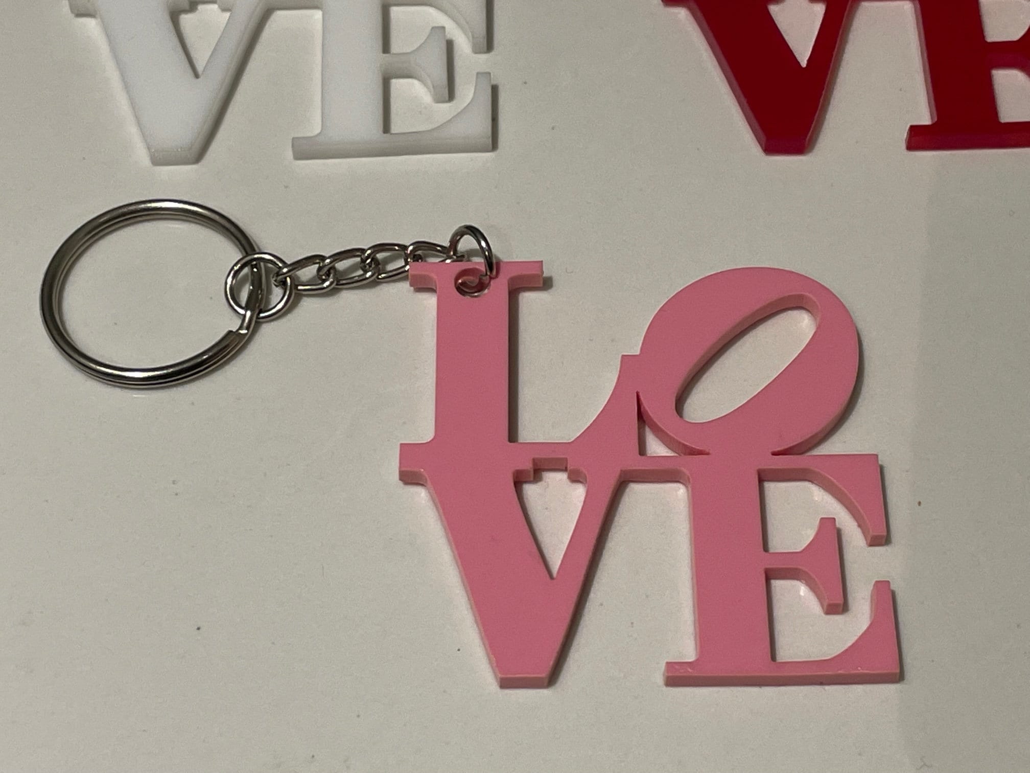 Digital - Laser Cut File - SVG - LOVE | Keychain | Valentine's Day - Etsy