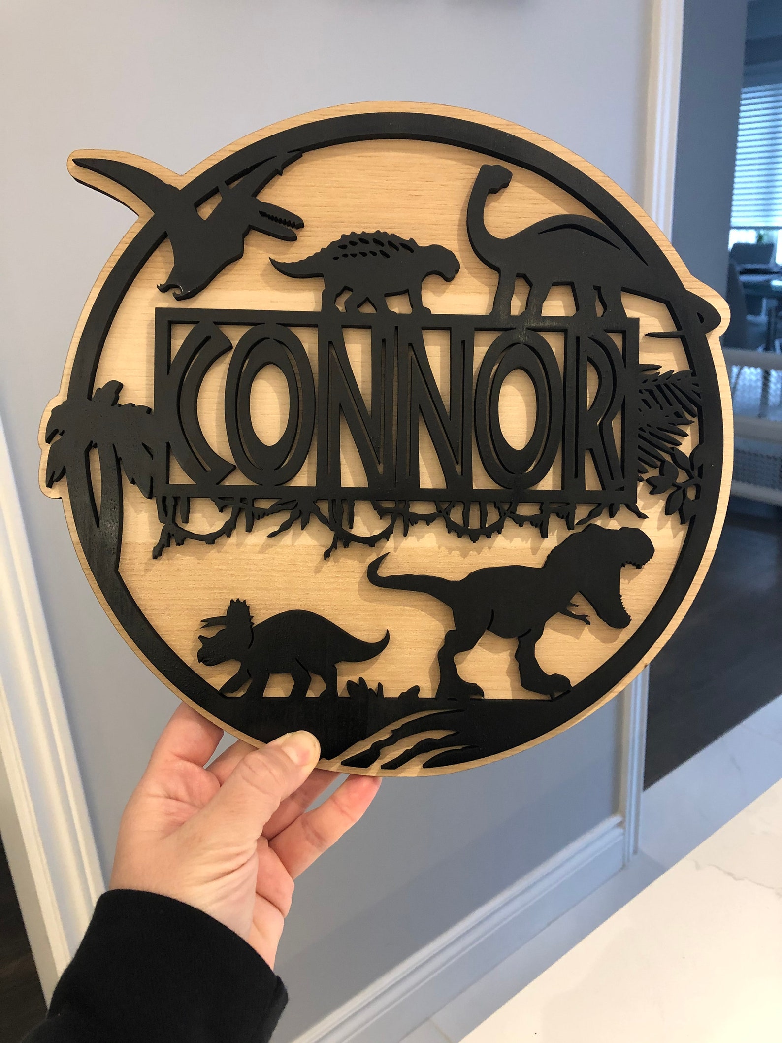 Dinosaur Themed Sign Kids Rooms Sign Personalized Dinosaur - Etsy