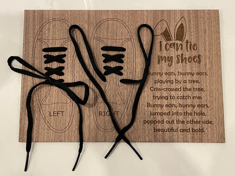 DIGITAL FILE - I Can Tie My Shoes SVG, Learn to Tie Your Shoes, Shoe ...