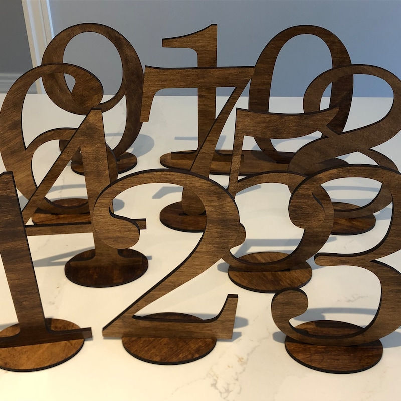 Table Numbers - Etsy