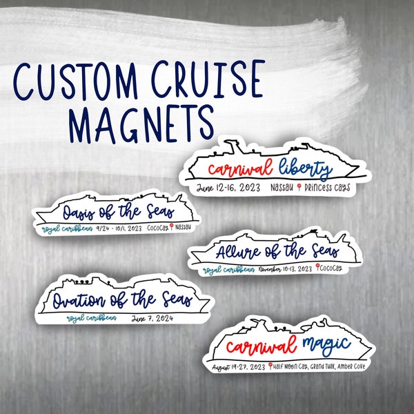 Cruise Door Magnet - Etsy