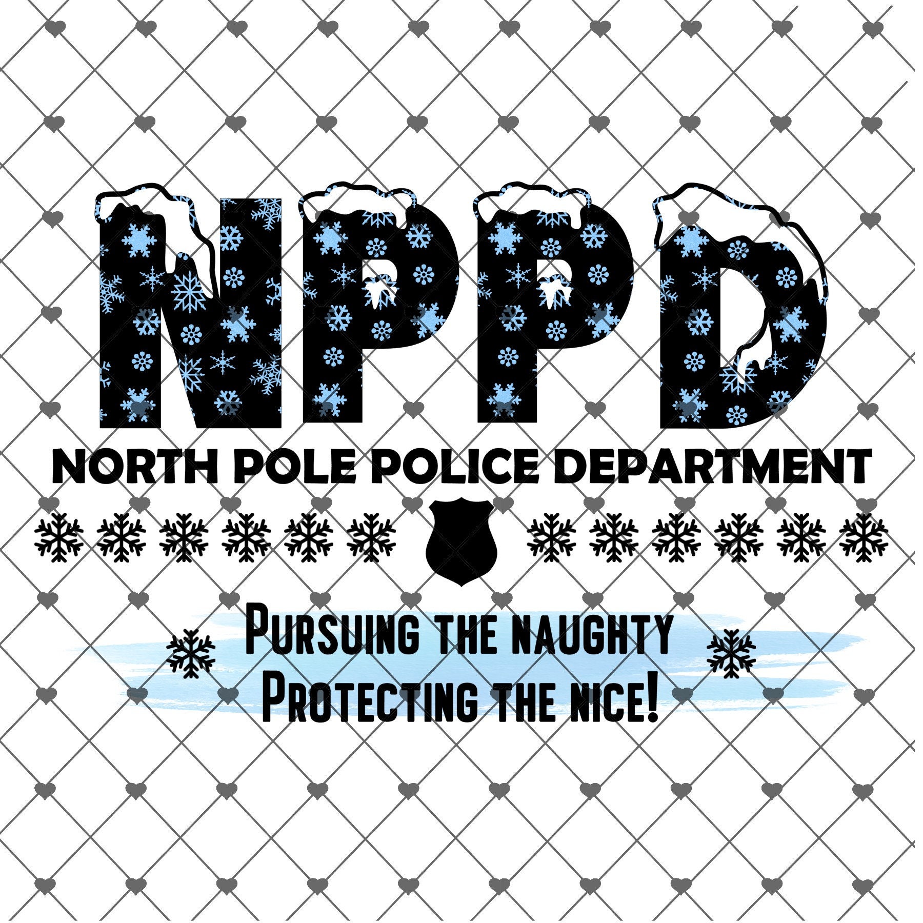 NPPD North Pole Police Department - Etsy