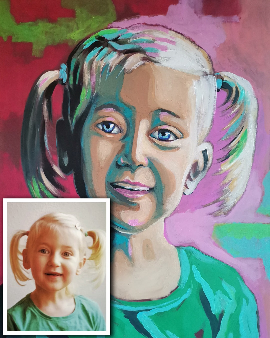 Arty Portraits Your Photo as an Arty Painting From the - Etsy