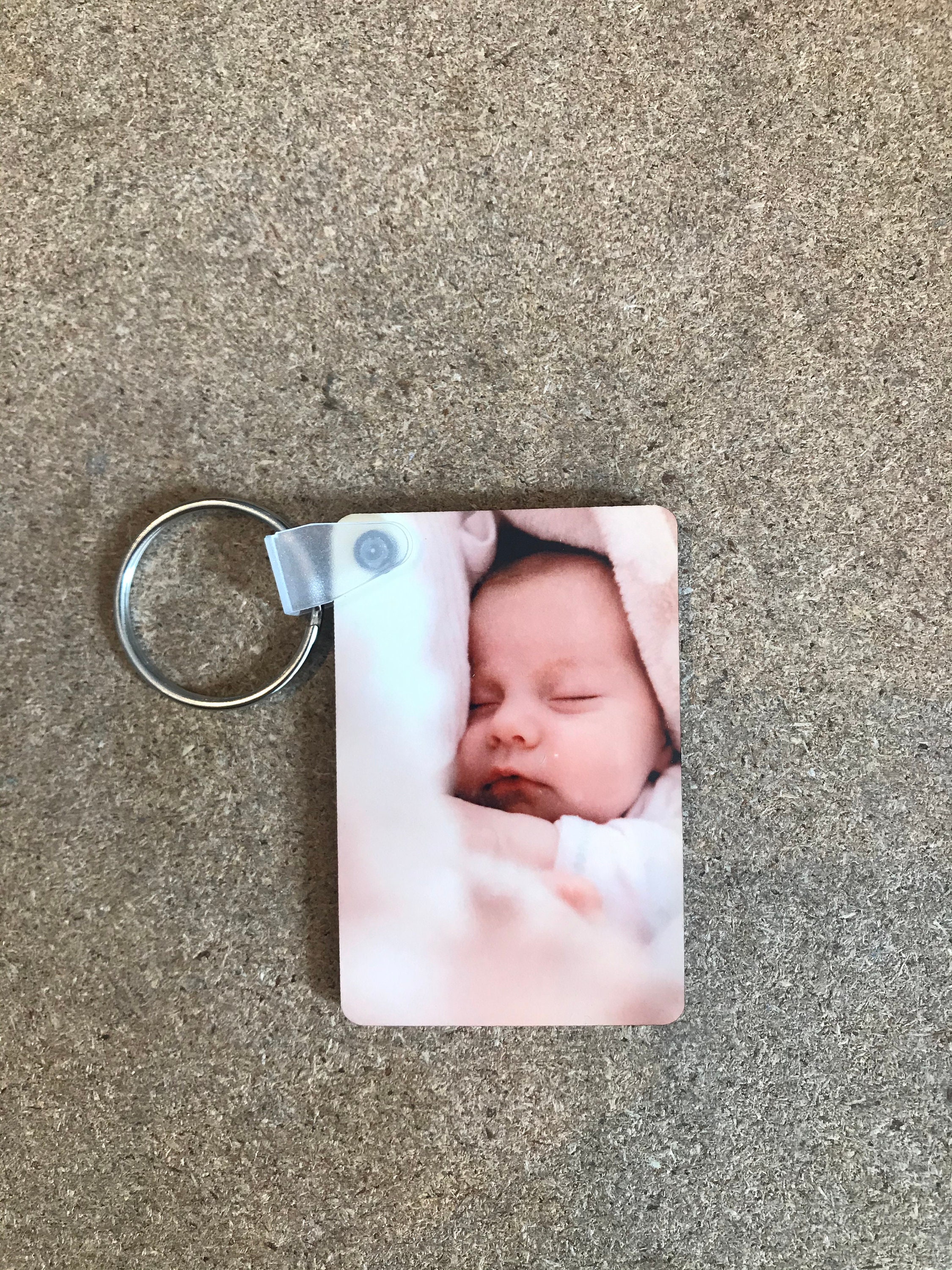 Personalised Double Sided Photo Keyring, Any picture Keyring, Custom ...