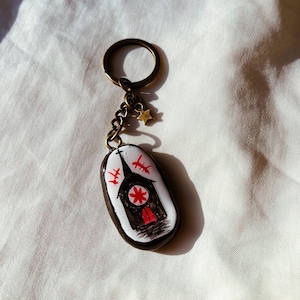 Handmade Southern Gothic Clay Keychains - Etsy