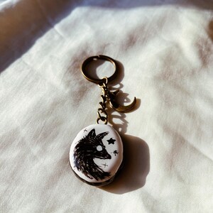 Handmade Southern Gothic Clay Keychains - Etsy