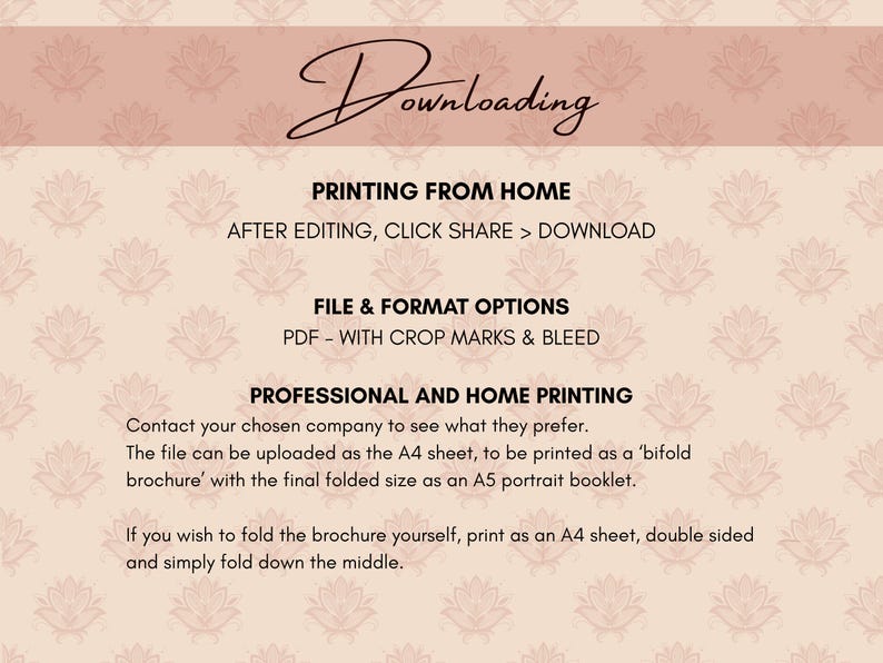 Arangetram Brochure Canva Template | Editable A5 Bifold Booklet ...