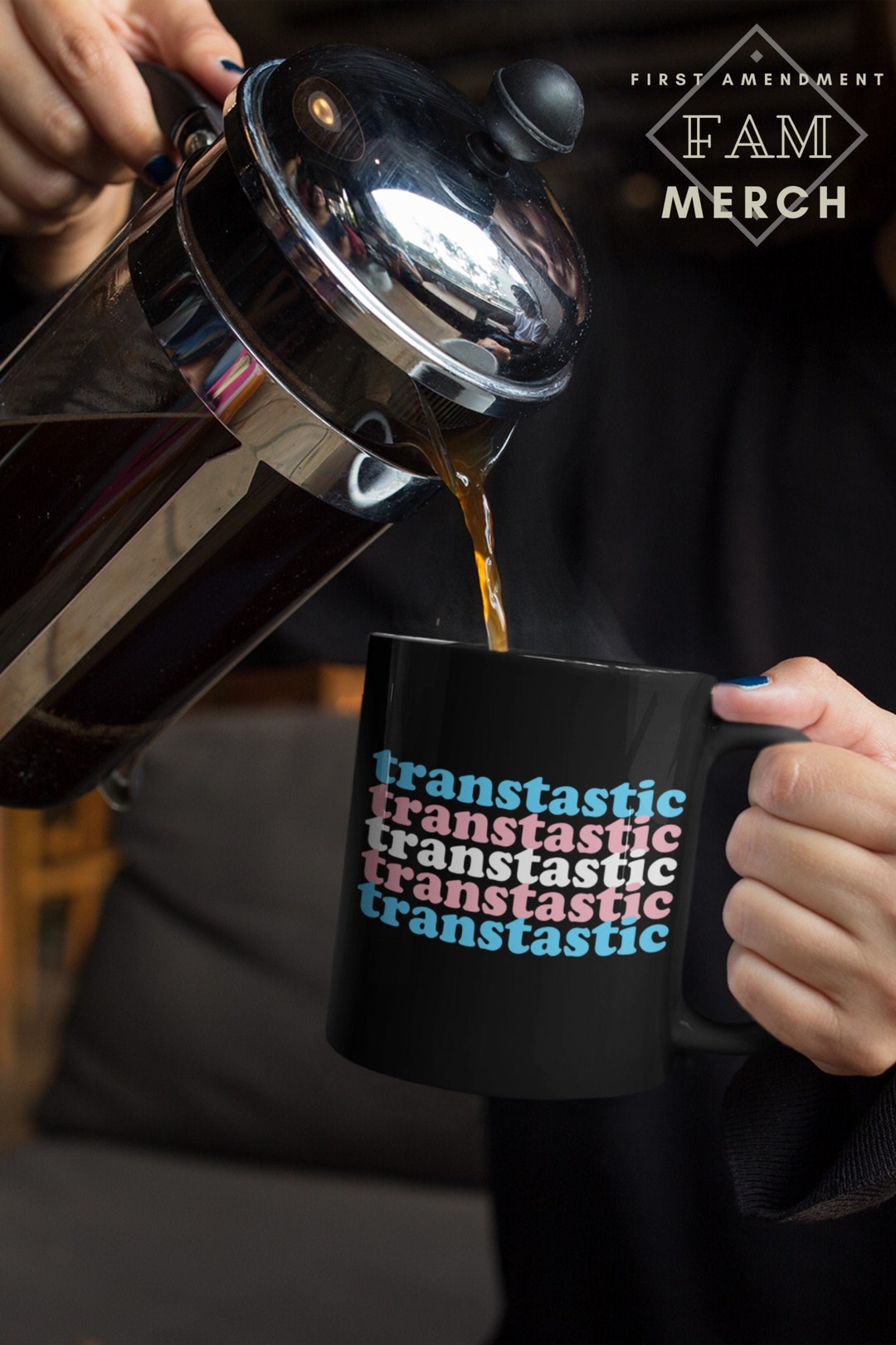 Transtastic Trans Rights Mug LGBTQ Coffee Mug Transgender - Etsy